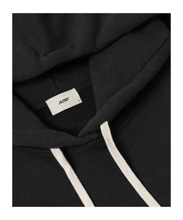 AUTRY Long Sleeve Hooded Sweatshirt With Chest Logo