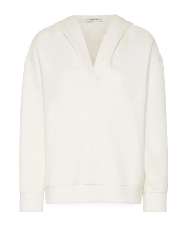 Max Mara Buona Relaxed Hoodie - Natural