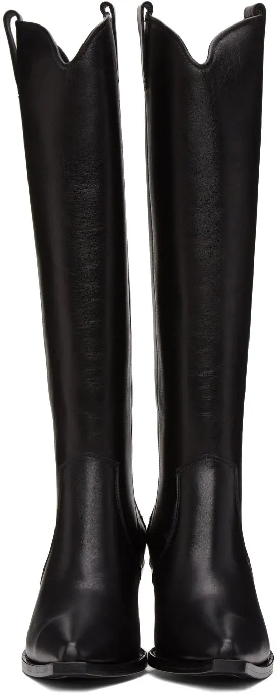 ANINE BING Tania Block Heel Knee-high Boots
