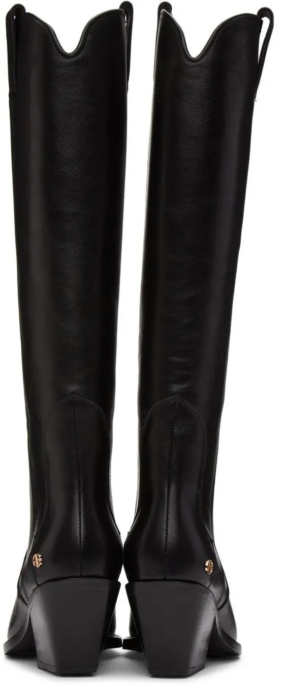 ANINE BING Tania Block Heel Knee-high Boots