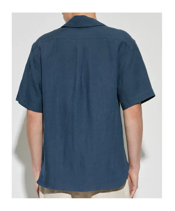 Eleventy Chest Pocket Short-sleeved Shirt - Blue