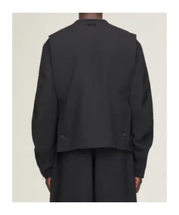 Y3 Sport Uniform Adaptive Collarless Blouson