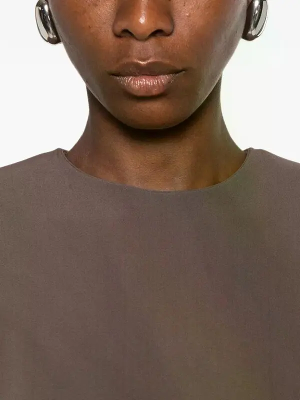 MUGLER Padded Shoulder Sleeveless Bodysuit