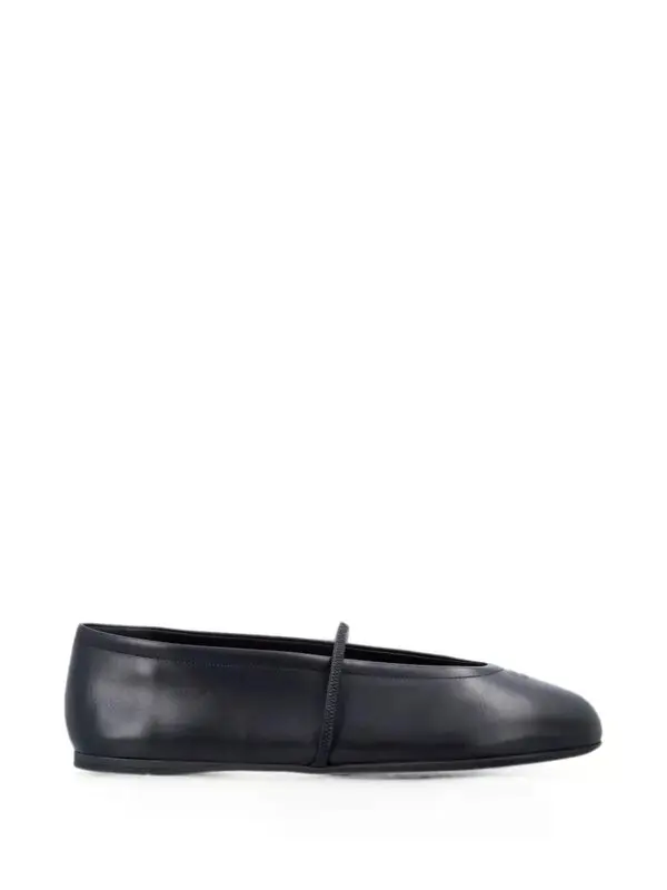 Miu Miu Logo-embossed Ballet Flats