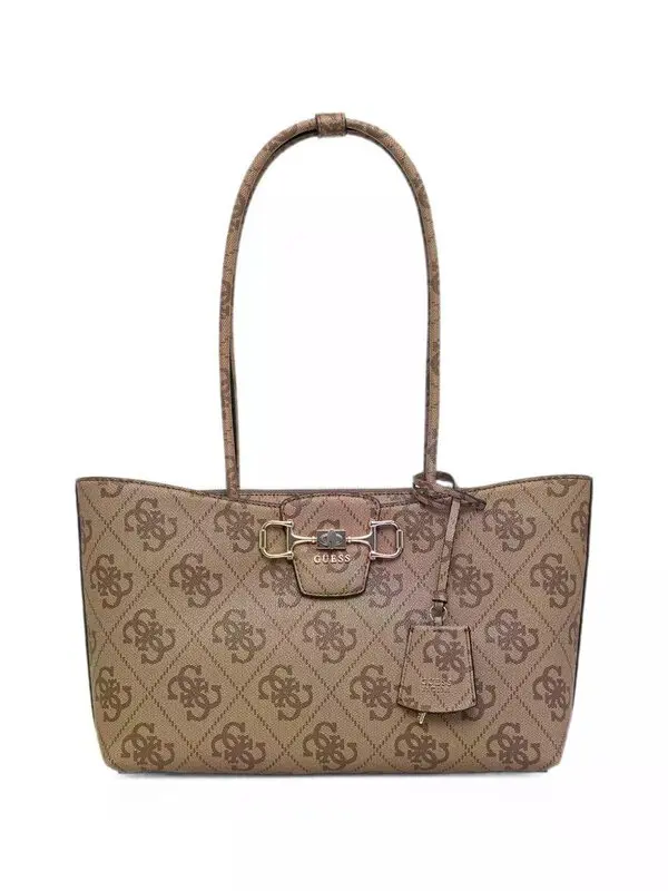 Guess Monogram Horsebit Tote Bag