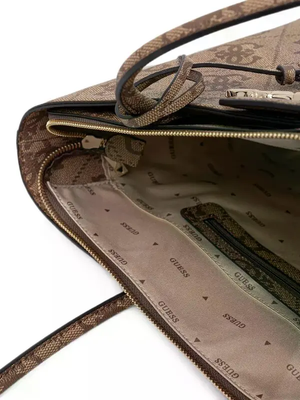 Guess Monogram Horsebit Tote Bag