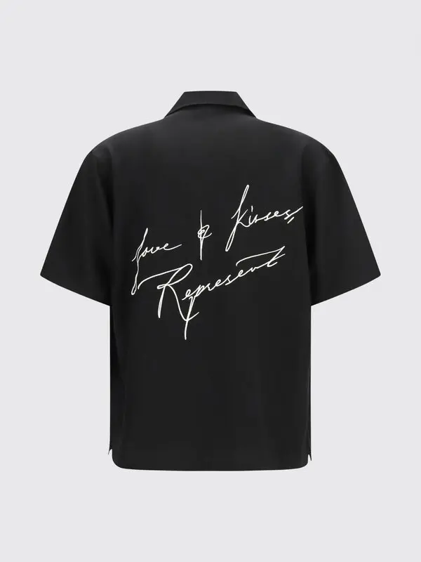REPRESENT Bowling Shirt In Lyocell With Contrast Back Logo