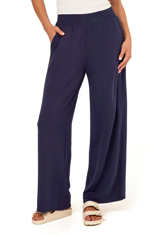 THREADS 4 THOUGHT Esmeralda Feather Wide Leg Pants - Stargazer