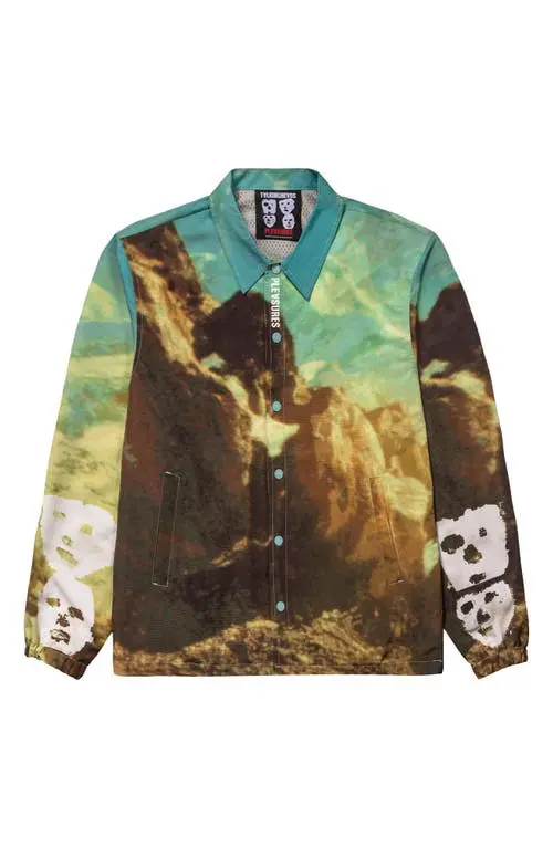 PLEASURES Remain Satin Coach Jacket