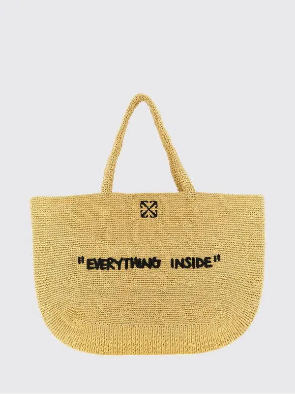 Off-White Tote Bag - Beige