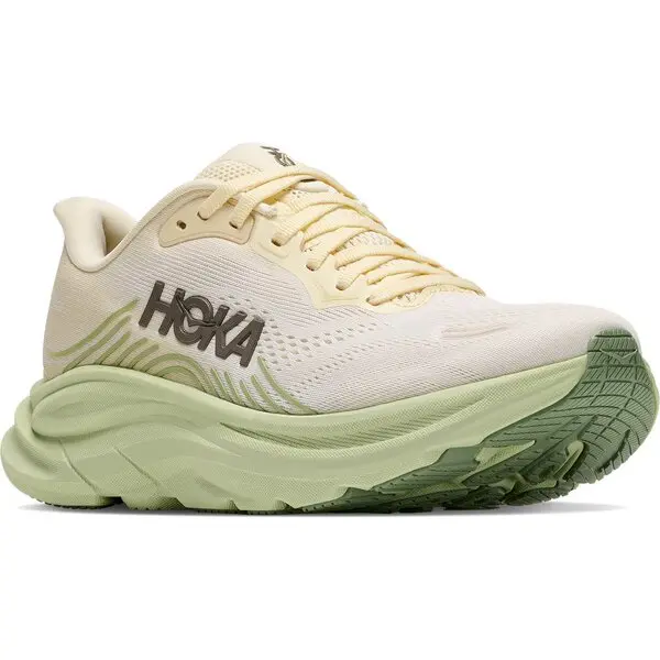 HOKA® Clifton Running Shoe - Alabaster/morning Dew