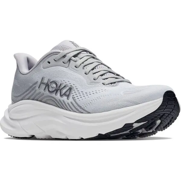HOKA® Clifton Running Shoe - Stardust/silver