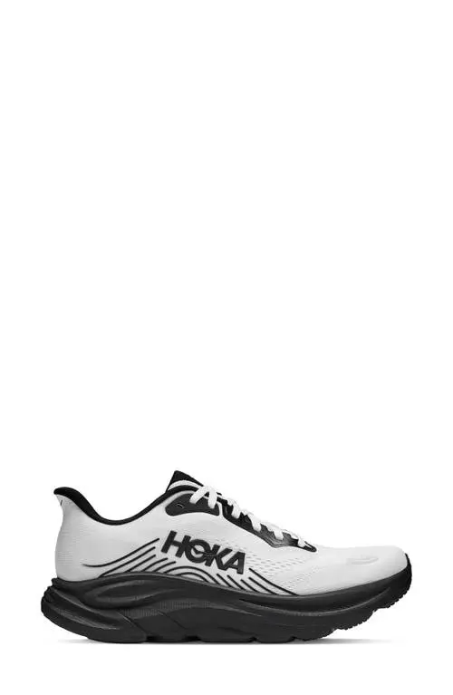 HOKA® Clifton Running Shoe - White/black