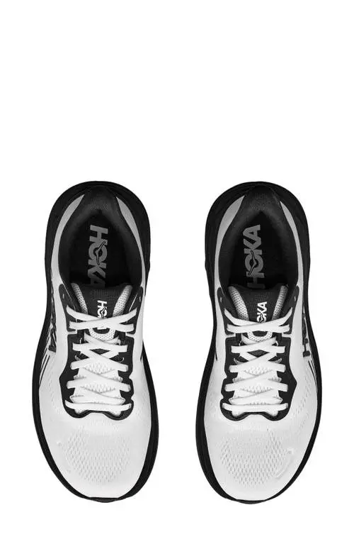 HOKA® Clifton Running Shoe - White/black