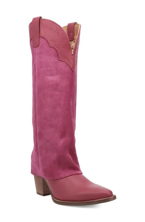DINGO Wild Fire Western Boot - Fuchsia
