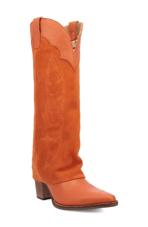 DINGO Wild Fire Western Boot - Orange