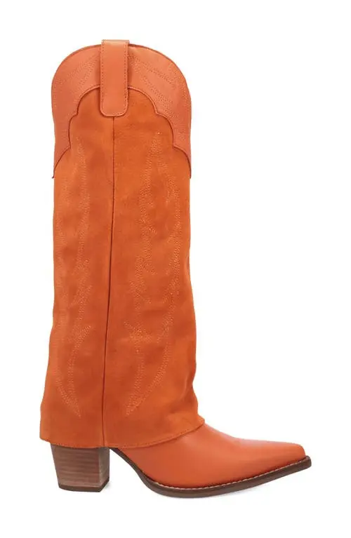 DINGO Wild Fire Western Boot - Orange