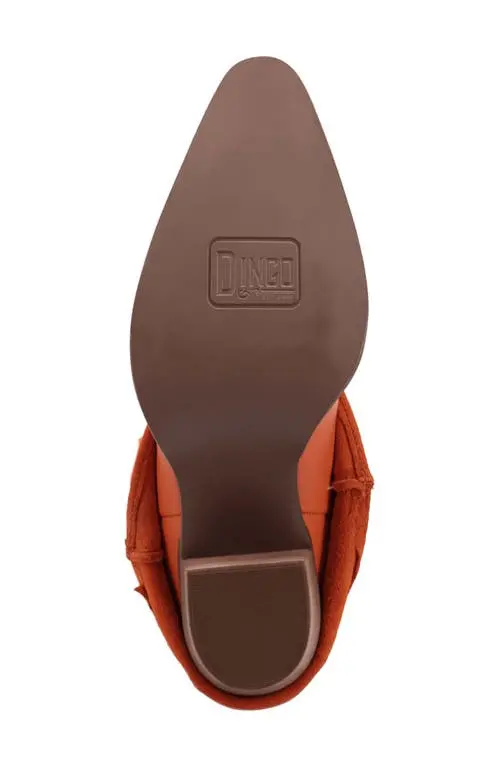 DINGO Wild Fire Western Boot - Orange