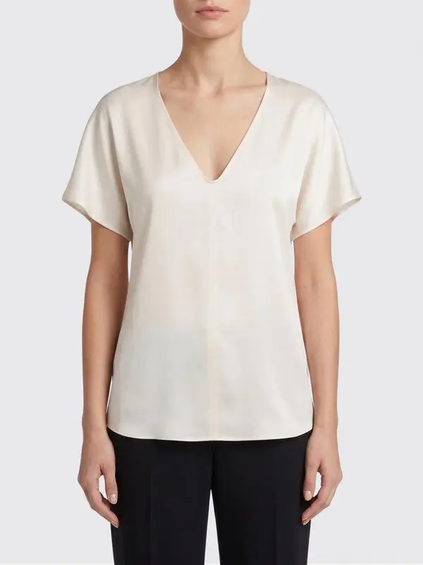ALYSI V-neck Short Sleeve Top