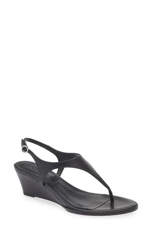 AeydĒ Roose Slingback Wedge Sandal - Black