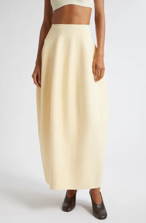 ASHLYN Suzu Maxi Sweater Skirt - Cream