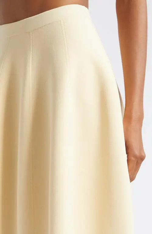 ASHLYN Suzu Maxi Sweater Skirt - Cream