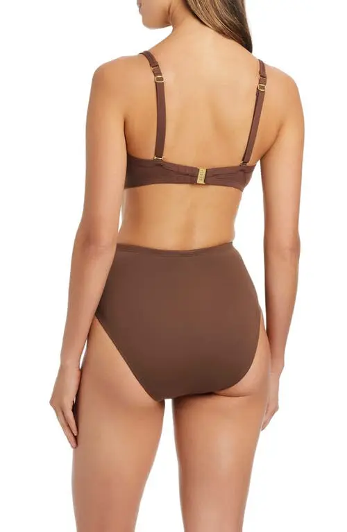 BLEU BY ROD BEATTIE High Waist Draped Swim Bottoms