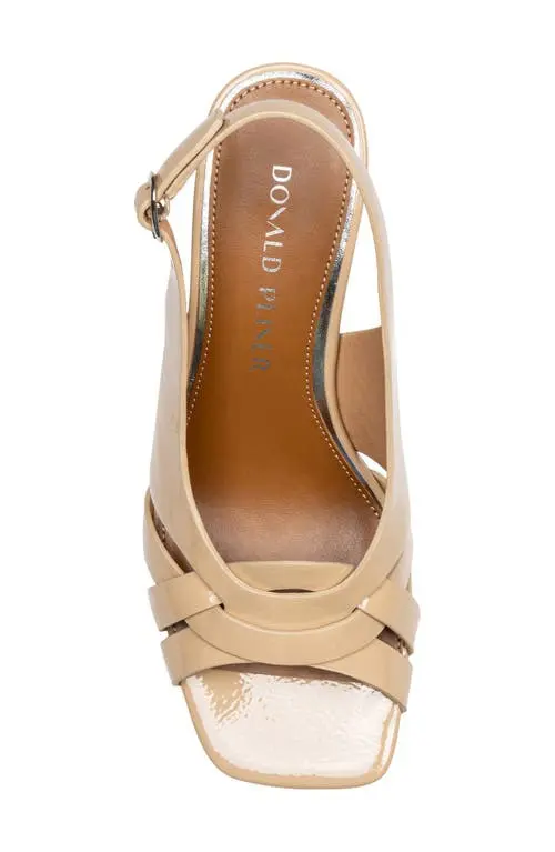 DONALD PLINER Primm Slingback Wedge Sandal - Sand
