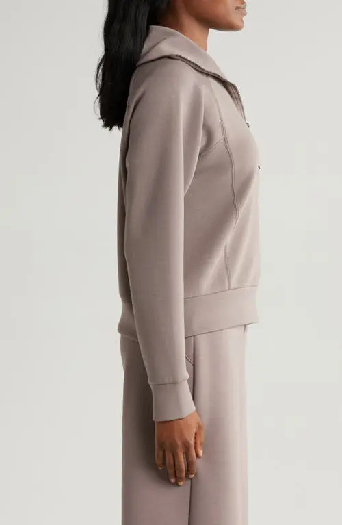 Spanx Airessentials Half Zip Sweatshirt - Smoke