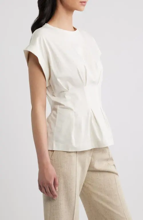 BOSS Evinata Pleated Peplum Top