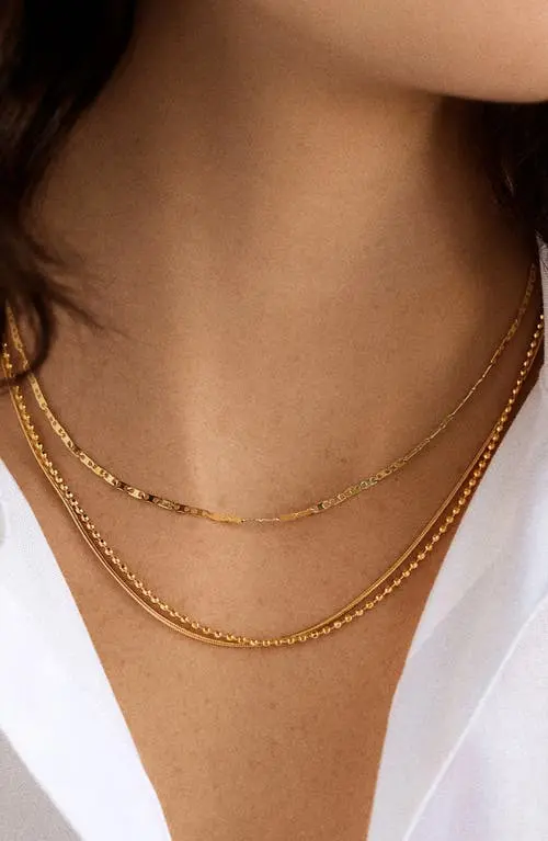 Baublebar Set Of 3 Goldtone Water Resistant Necklaces