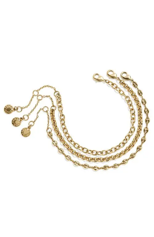 Baublebar Emmy Set Of 3 Waterproof Bracelets - Gold