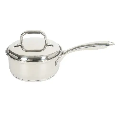 OSTER Platinum Sedwick Stackable Stainless Steel Pots And Pans Cookware Set