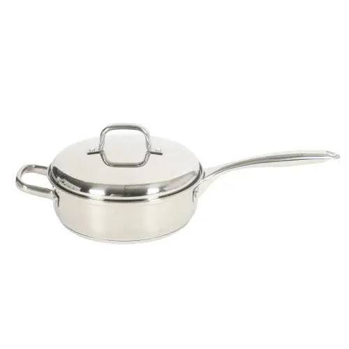OSTER Platinum Sedwick Stackable Stainless Steel Pots And Pans Cookware Set