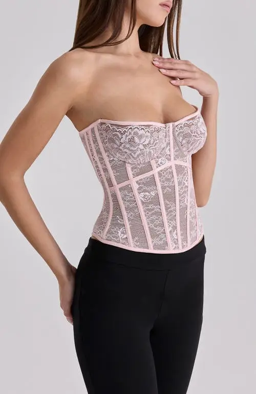 House Of Cb Ayana Lace Corset Top