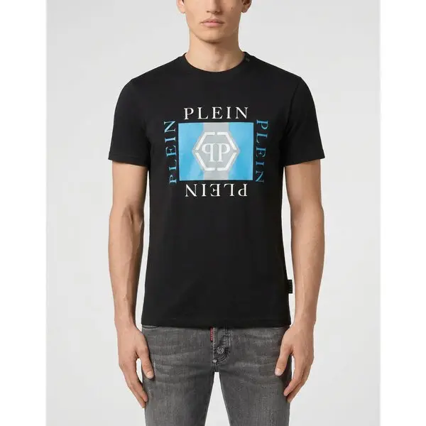Philipp Plein Jersey T-shirt Plein Pp - Black