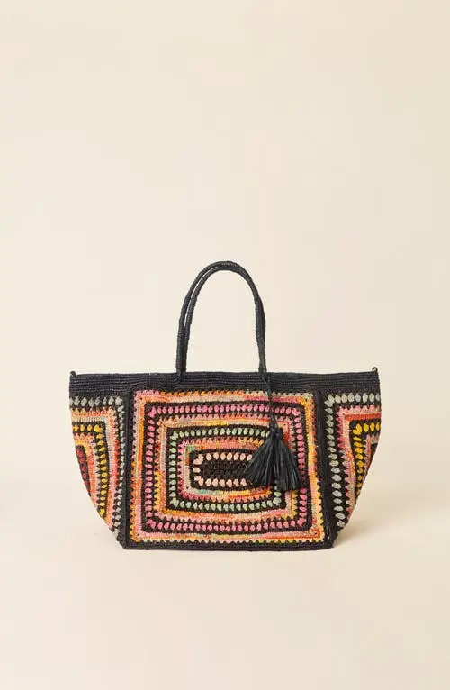 BTB LOS ANGELES Addison Tote Bag - Black/multi