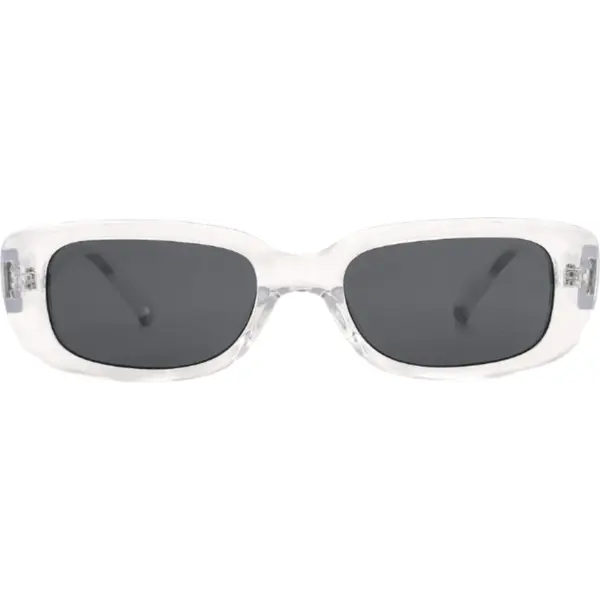 SAD EYEWEAR Bouquet Rectangular Sunglasses - Clear