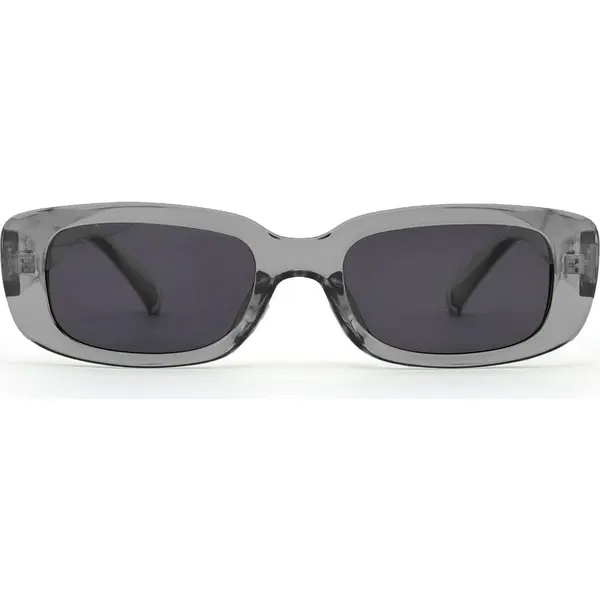 SAD EYEWEAR Bouquet Rectangular Sunglasses - Smoke