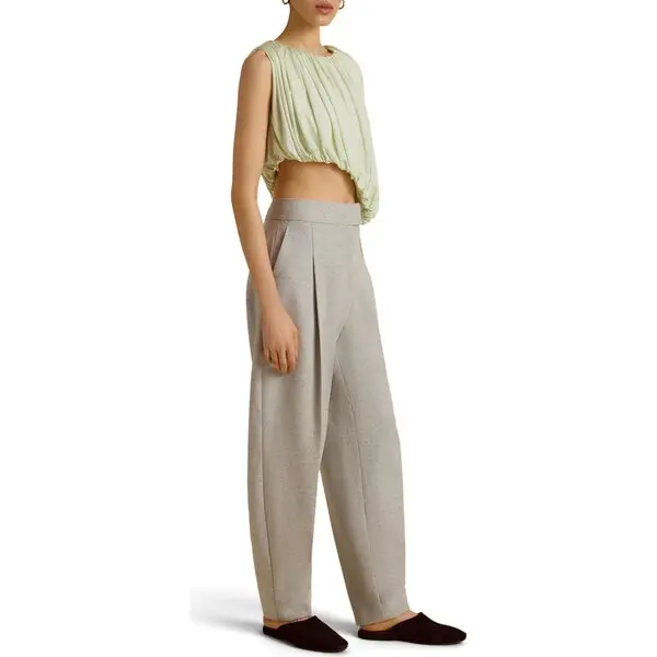Marina Moscone Gathered Draped Top - Hemlock