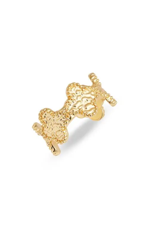 KARINE SULTAN Molten Clover Ring - Gold