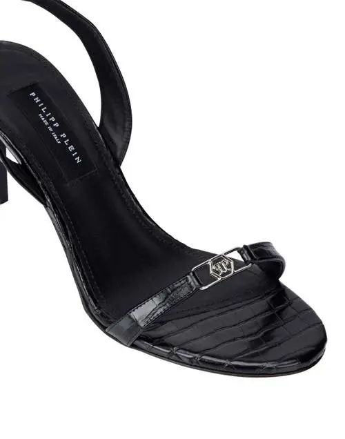 Philipp Plein Hexagon High Heel Sandals