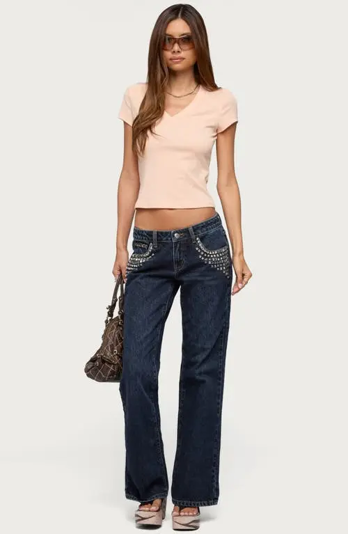 EDIKTED Terrezina Crop T-shirt