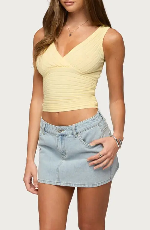 EDIKTED Beach Rib Sweater Tank