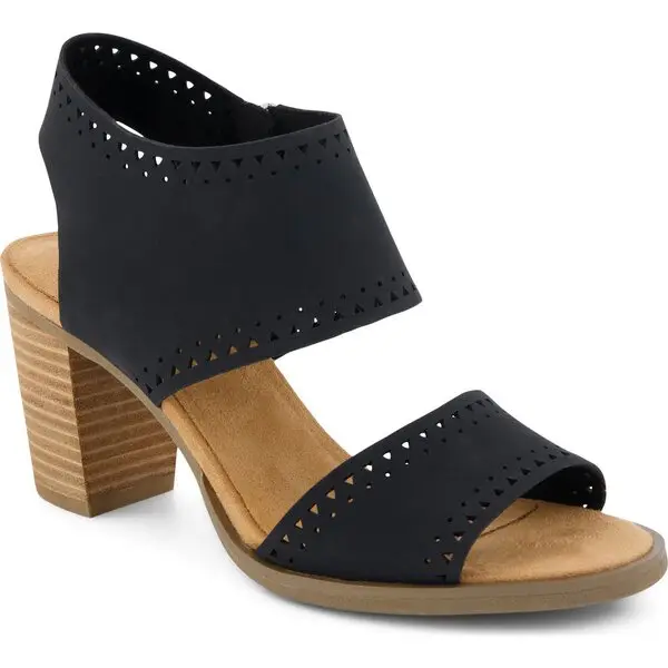 Toms Majorca Cutout Sandal - Black