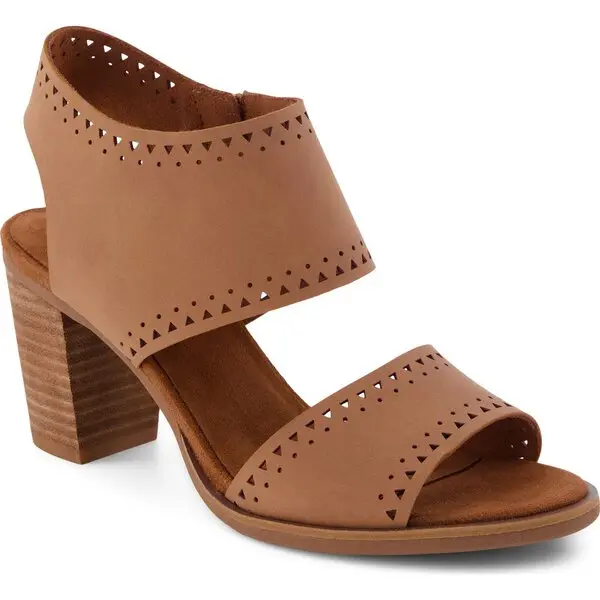 Toms Majorca Cutout Sandal - Medium Brown