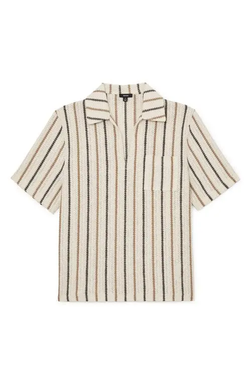 REISS Chatham Stripe Johnny Collar Polo