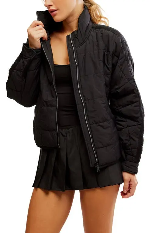 Free People Pippa Packable Puffer Jacket - Black