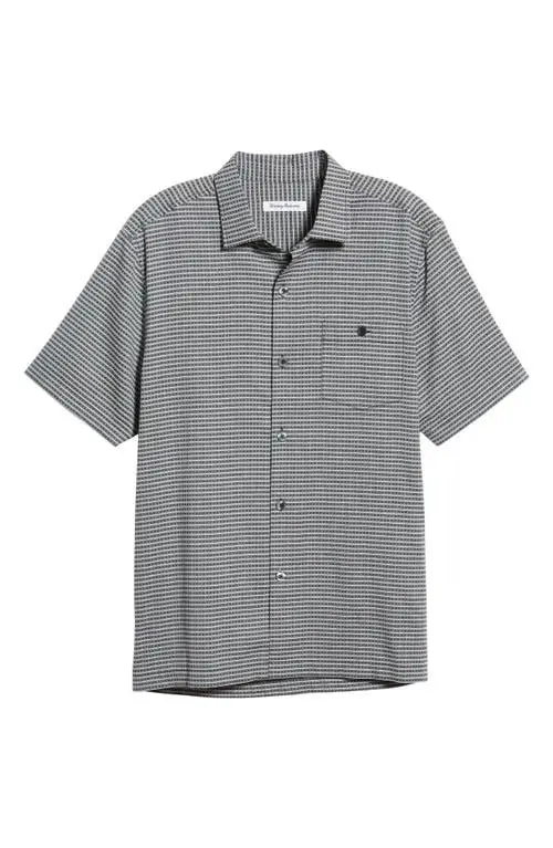 Tommy Bahama Check In The Tropics Silk & Cotton Camp Shirt
