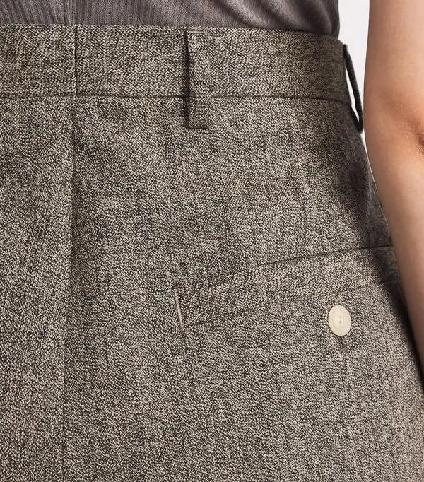 Rick Owens Wool Wide-leg Trousers